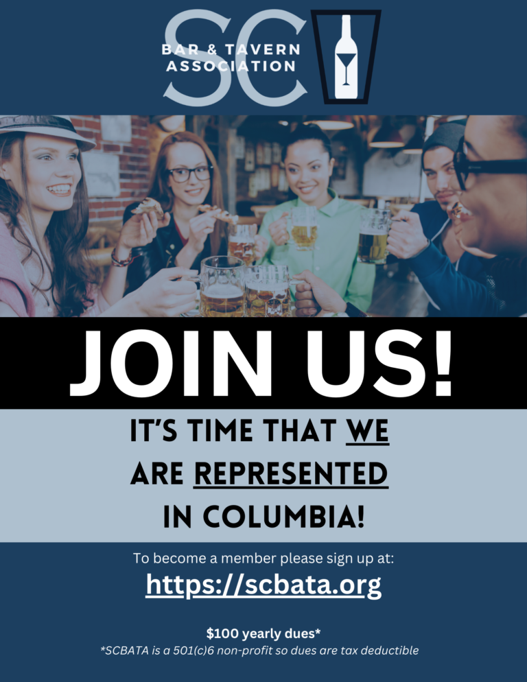 JOIN NOW - South Carolina Bar & Tavern Association